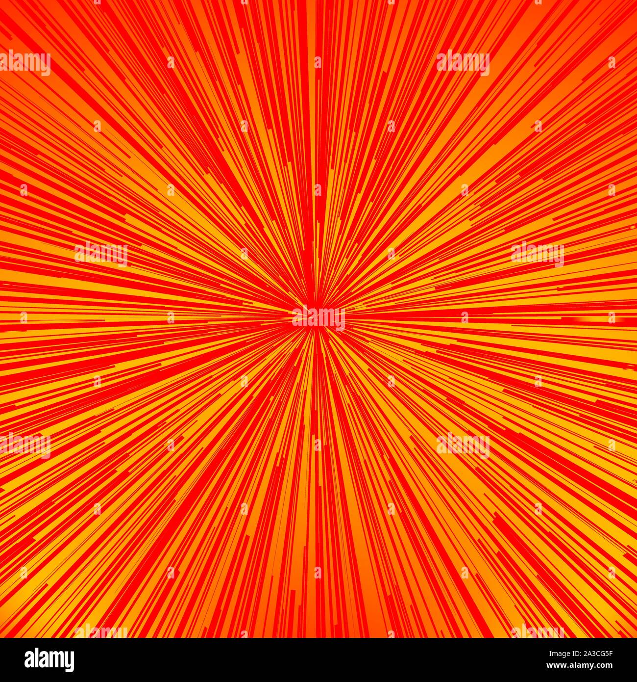 Explosion. Vector illustration. Light rays. Comic book fight stamp ...