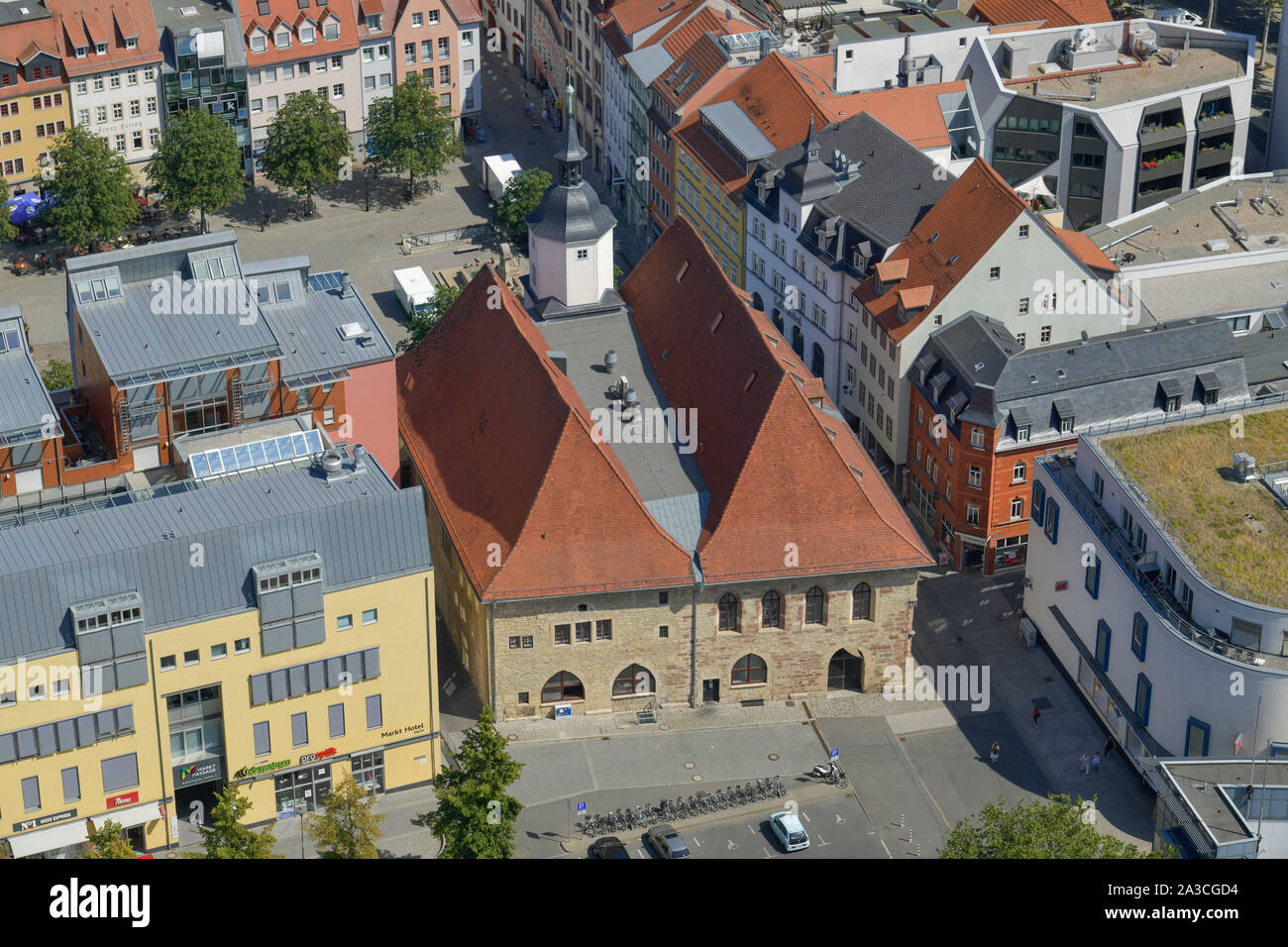 Altes Rathaus, Rathausgasse, Jena, Thüringen, Deutschland Stock Photo ...