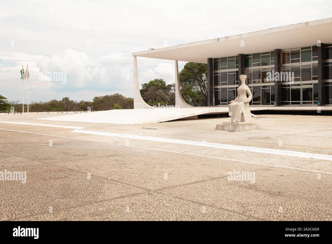 Photograph of the Federal Supreme Court in Brasilia, federal capital of ...