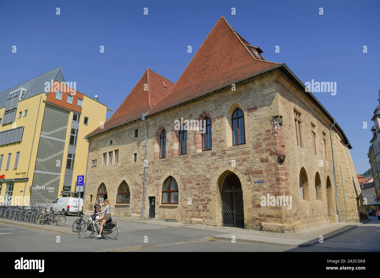 Altes Rathaus, Rathausgasse, Jena, Thüringen, Deutschland Stock Photo ...