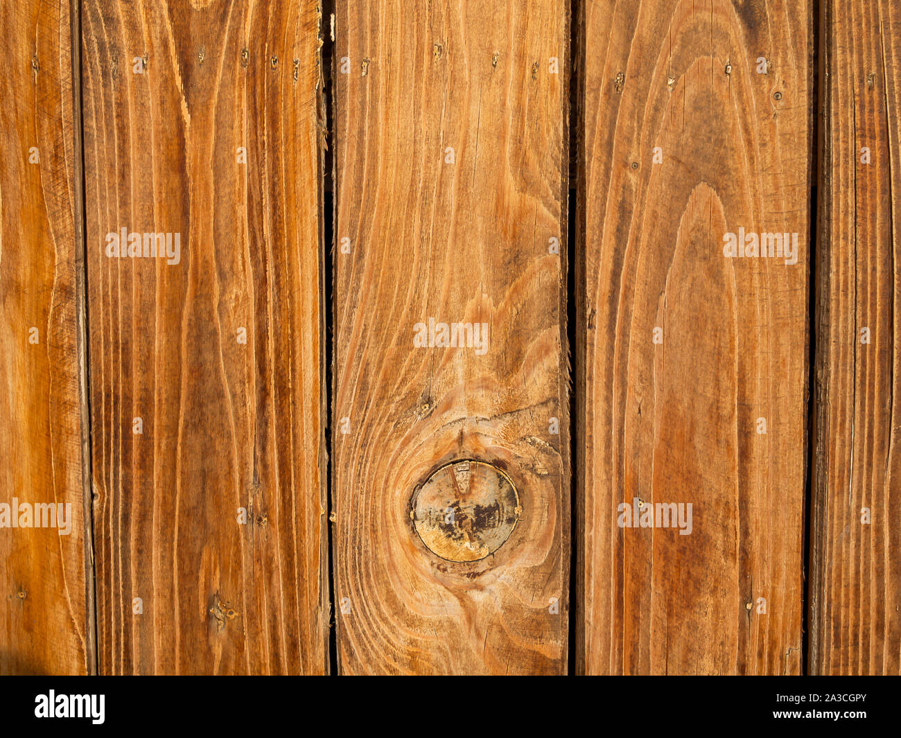 Wood vintage background of Brown painted plank Stock Photo - Alamy