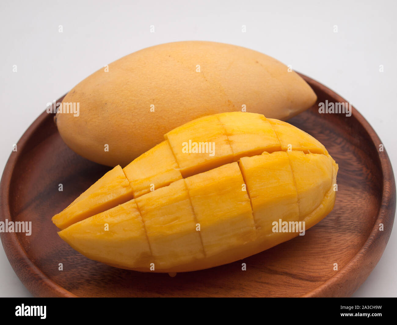 Mango slice white background hi-res stock photography and images - Alamy