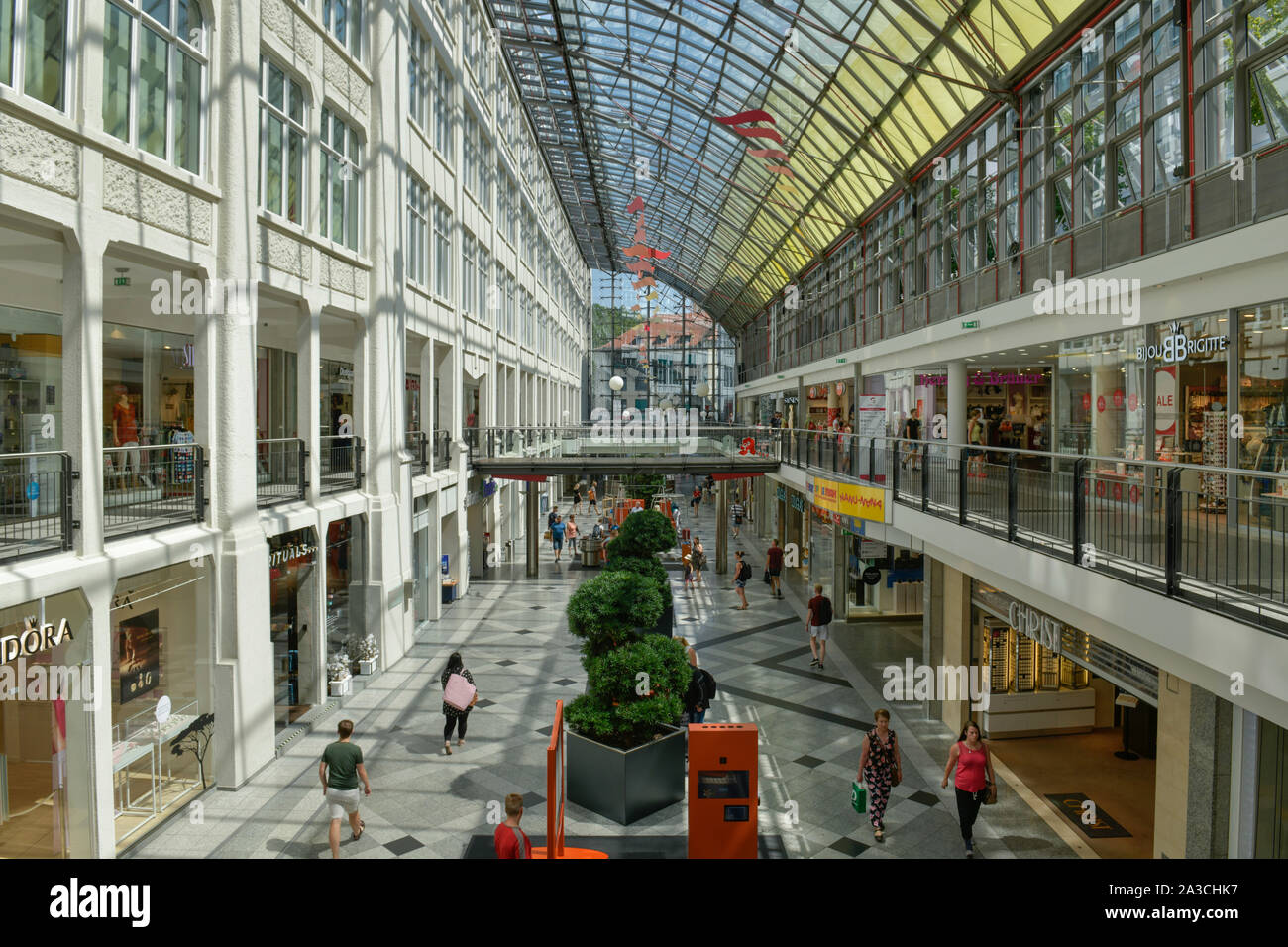 Einkaufszentrum Goethe Galerie, Jena, Thüringen, Deutschland Stock ...