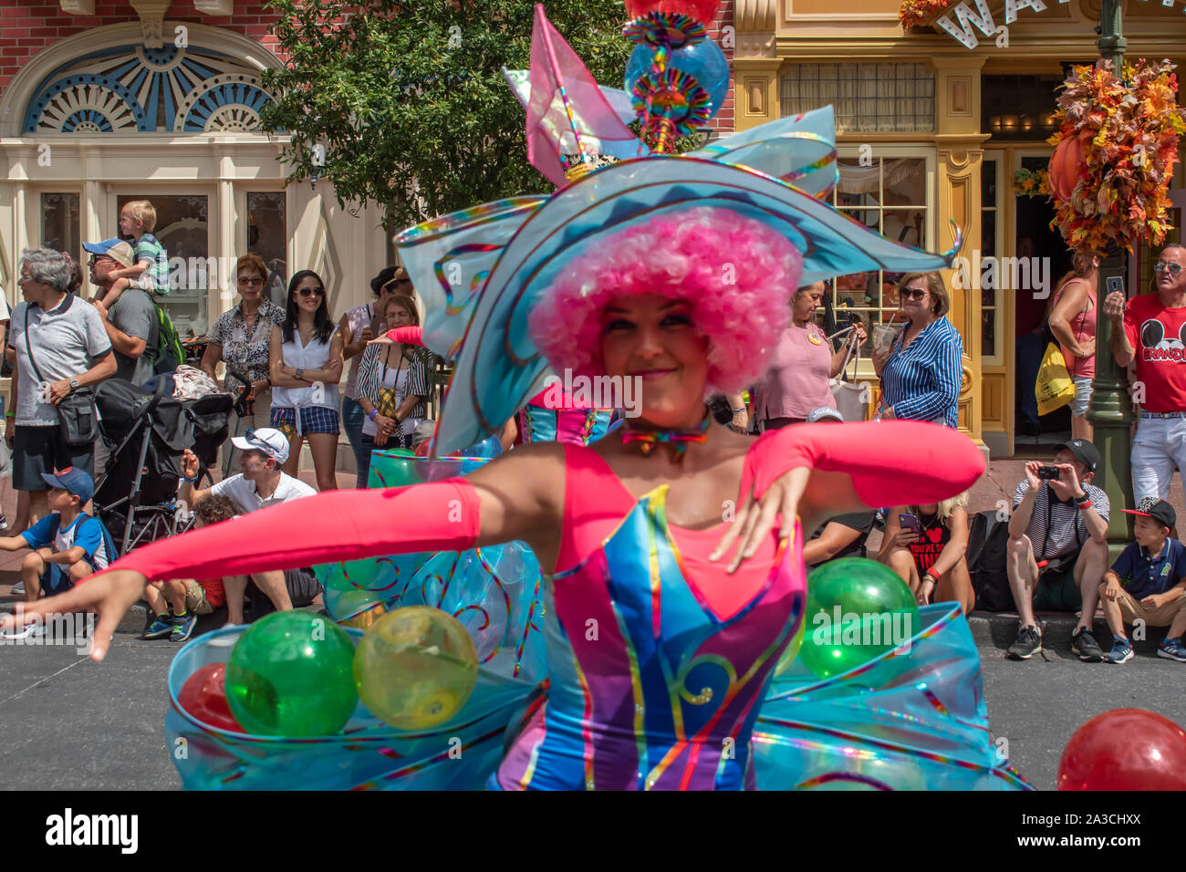 Orlando, Florida. September 23, 2019. Alice in Wonderland characters at ...