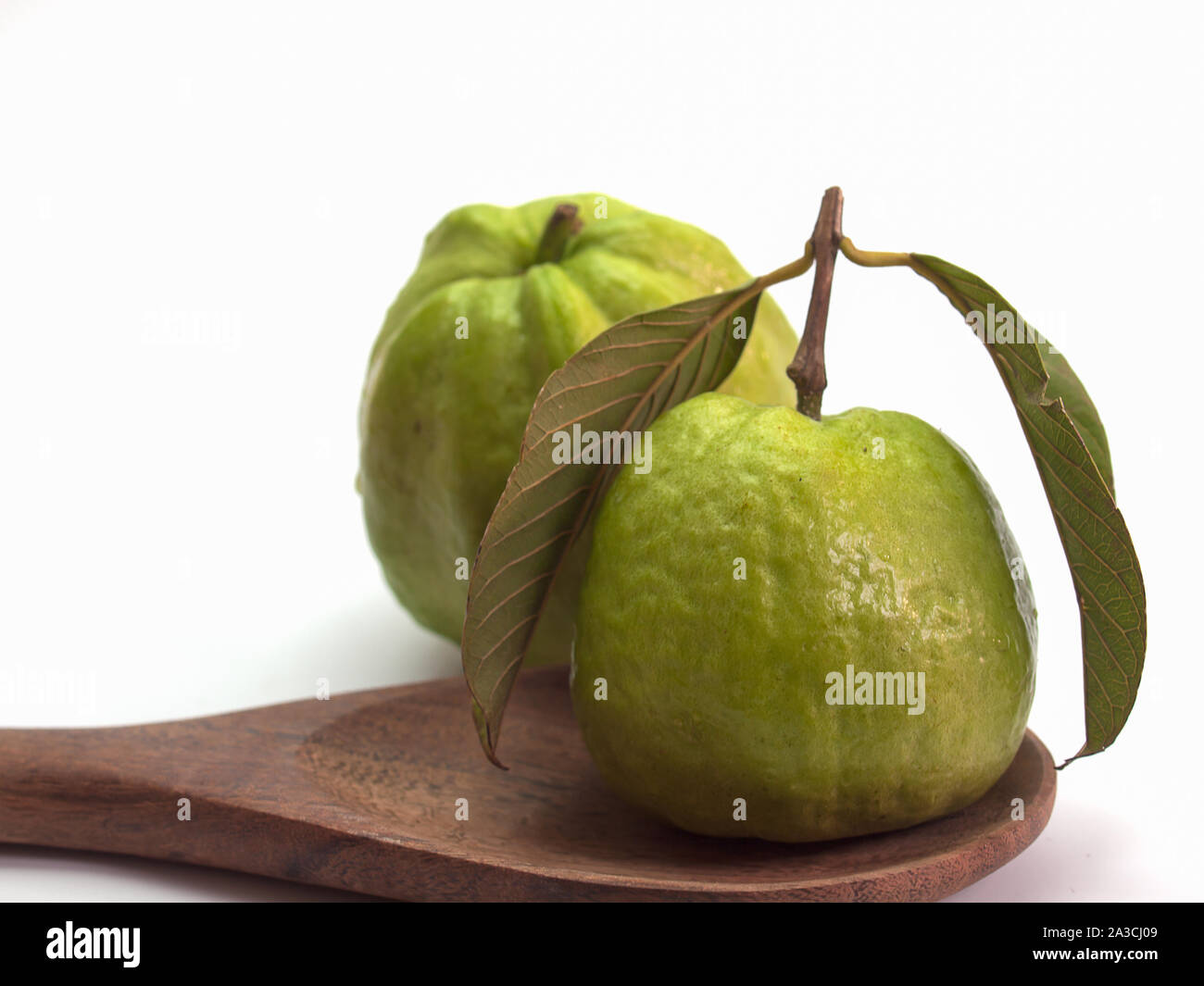 Guavas, group of fruit isolated on white background Stock Photo - Alamy