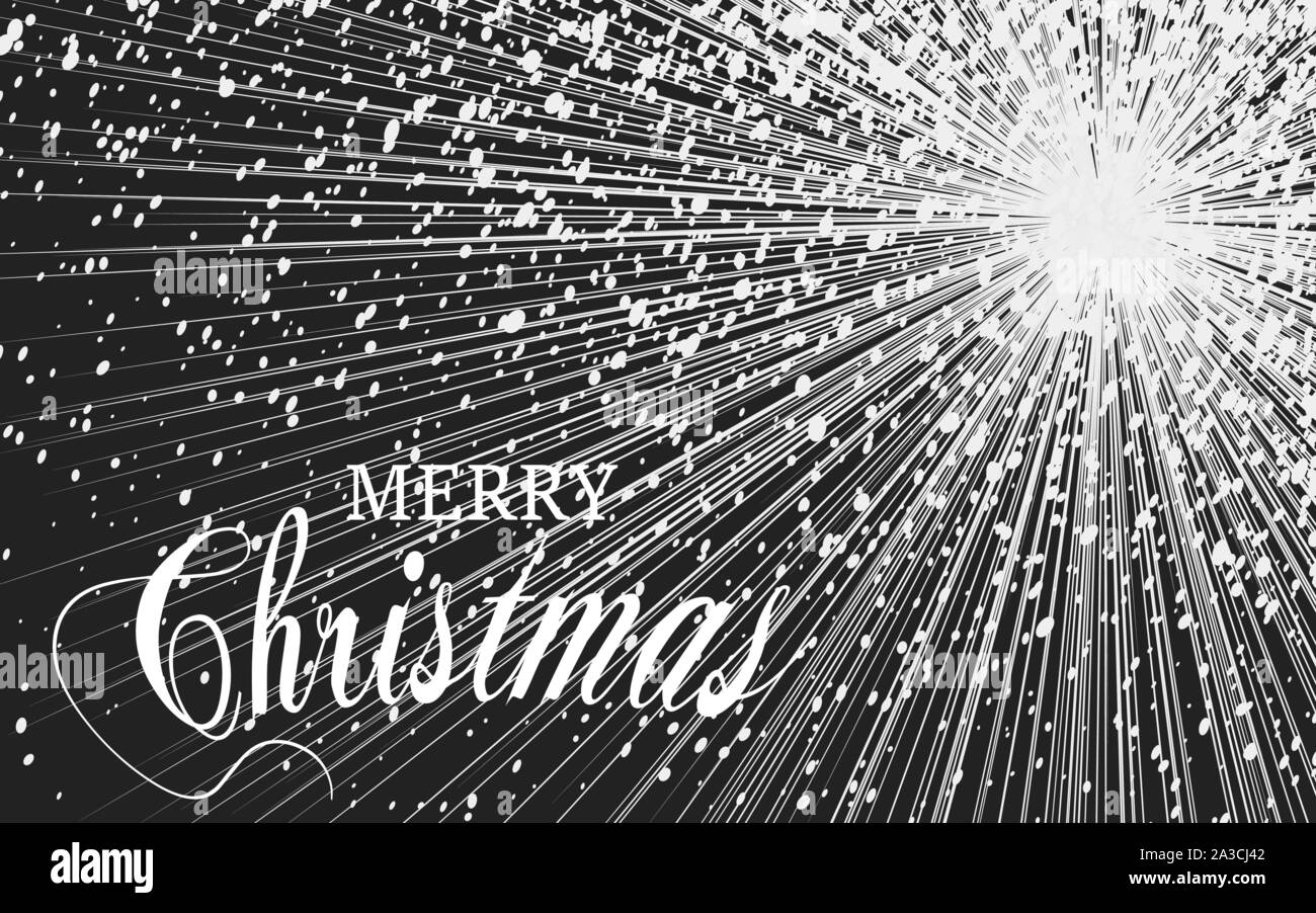 Merry Christmas vector illustration. Element for greeting cards ...