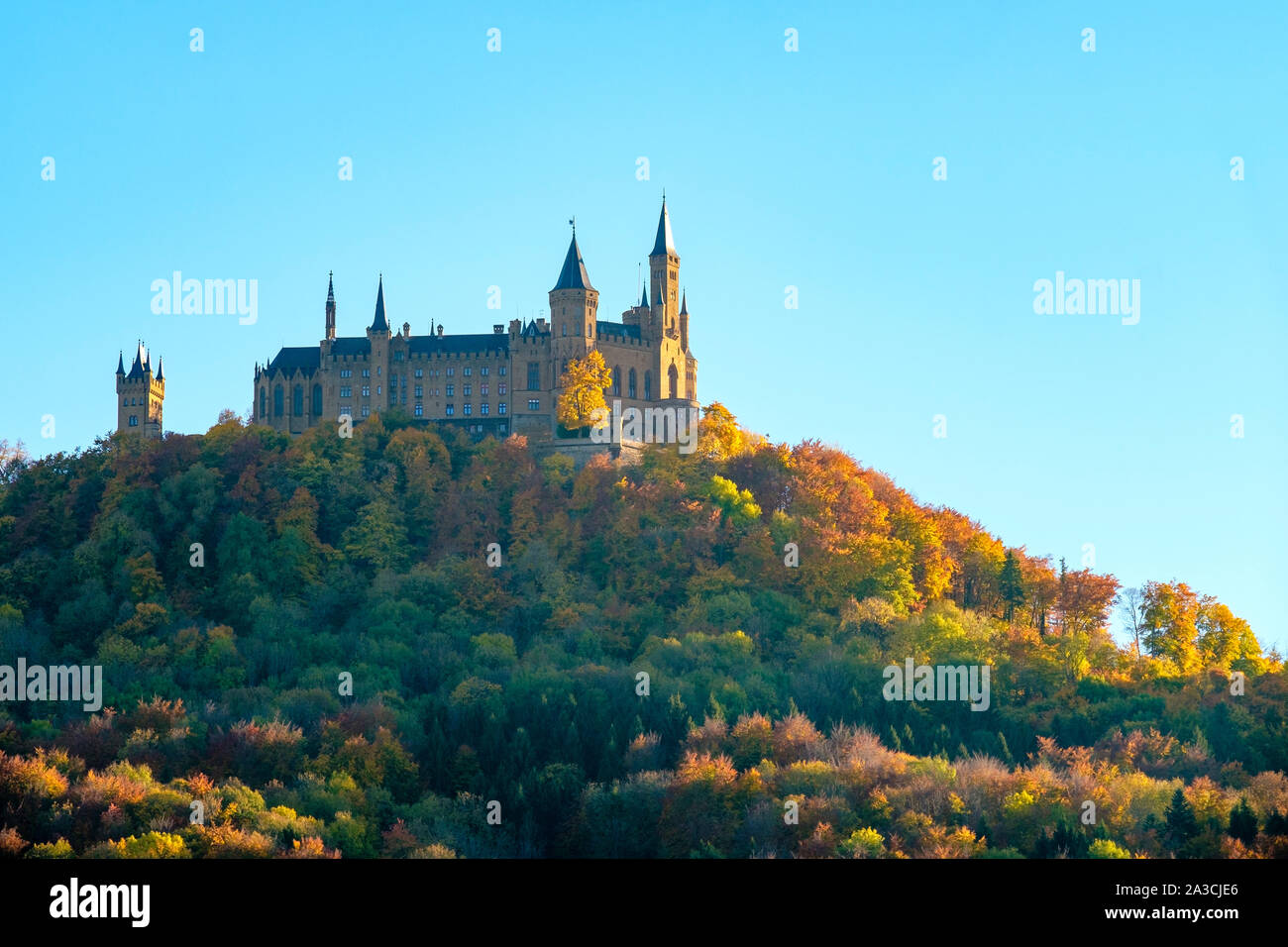 Burg Hohenzollern Castle, Bisingen, Baden-Württemberg, Germany Stock ...