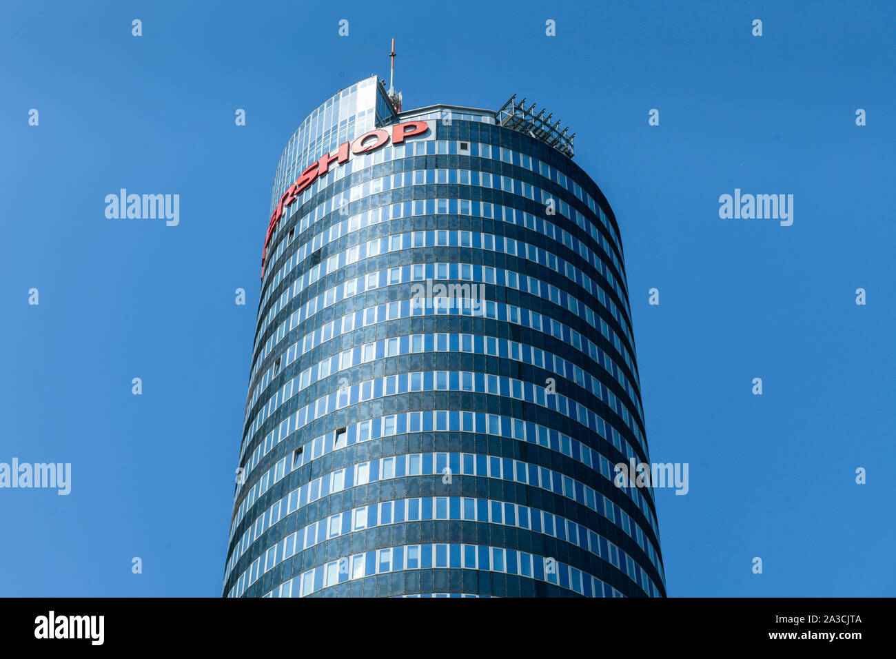 Bürohaus Jentower, Jena, Thüringen, Deutschland Stock Photo - Alamy