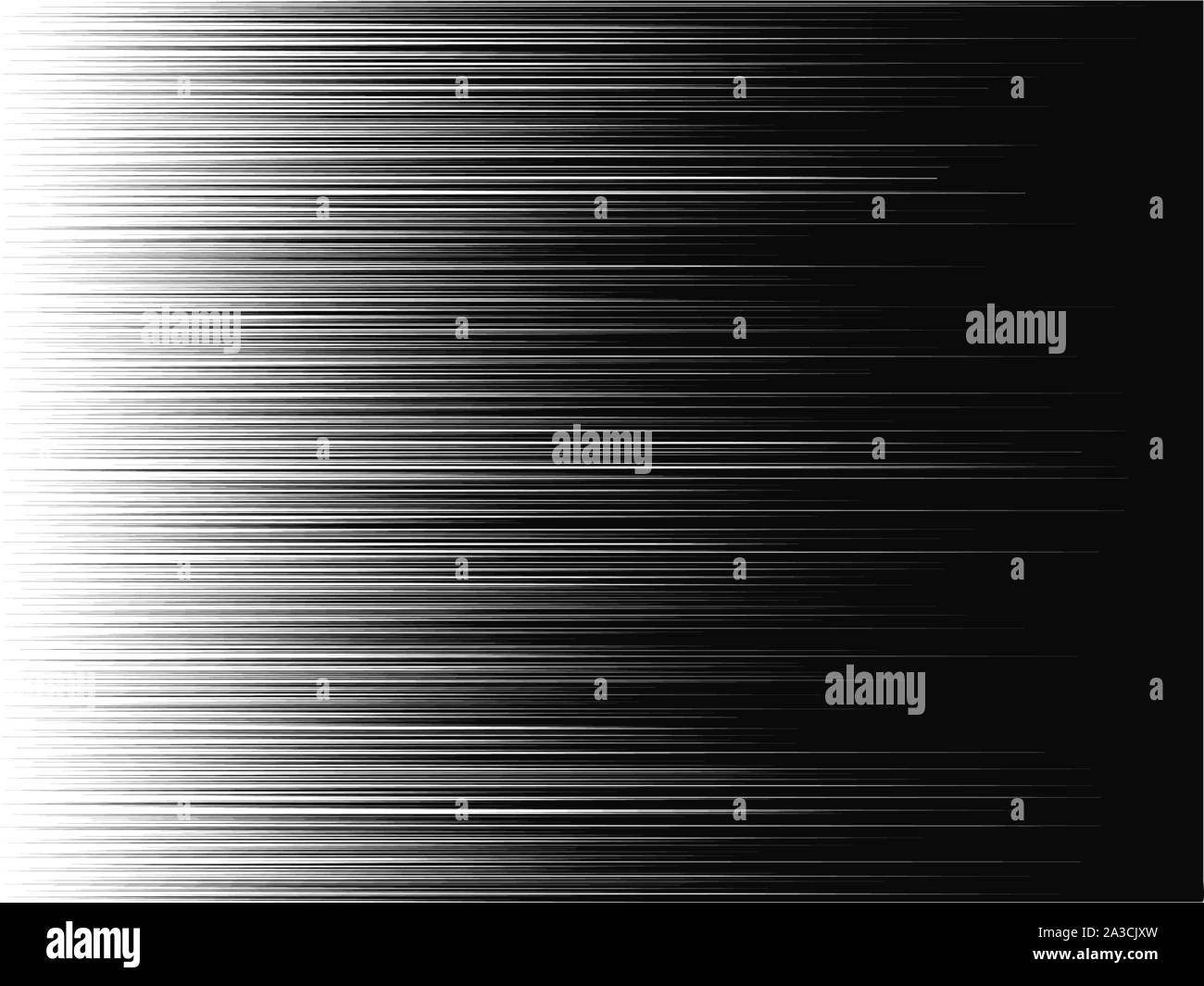Horizontal Speed lines Monochrome flying particles pattern Sun rays or ...