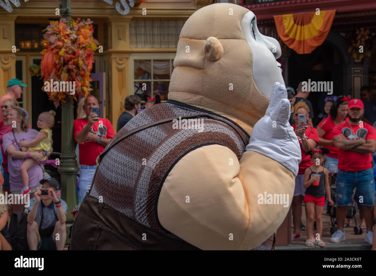 Orlando, Florida. September 23, 2019. Tangled Mime at Magic Kigndom ...