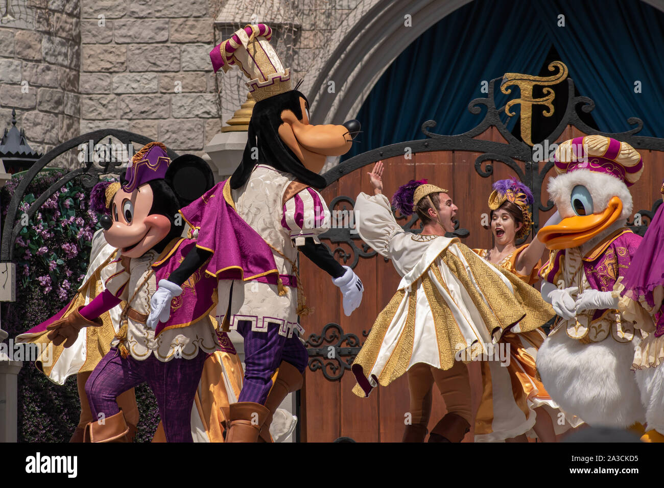 Orlando, Florida. September 25, 2019. Mickeys Royal Friendship Faire ...