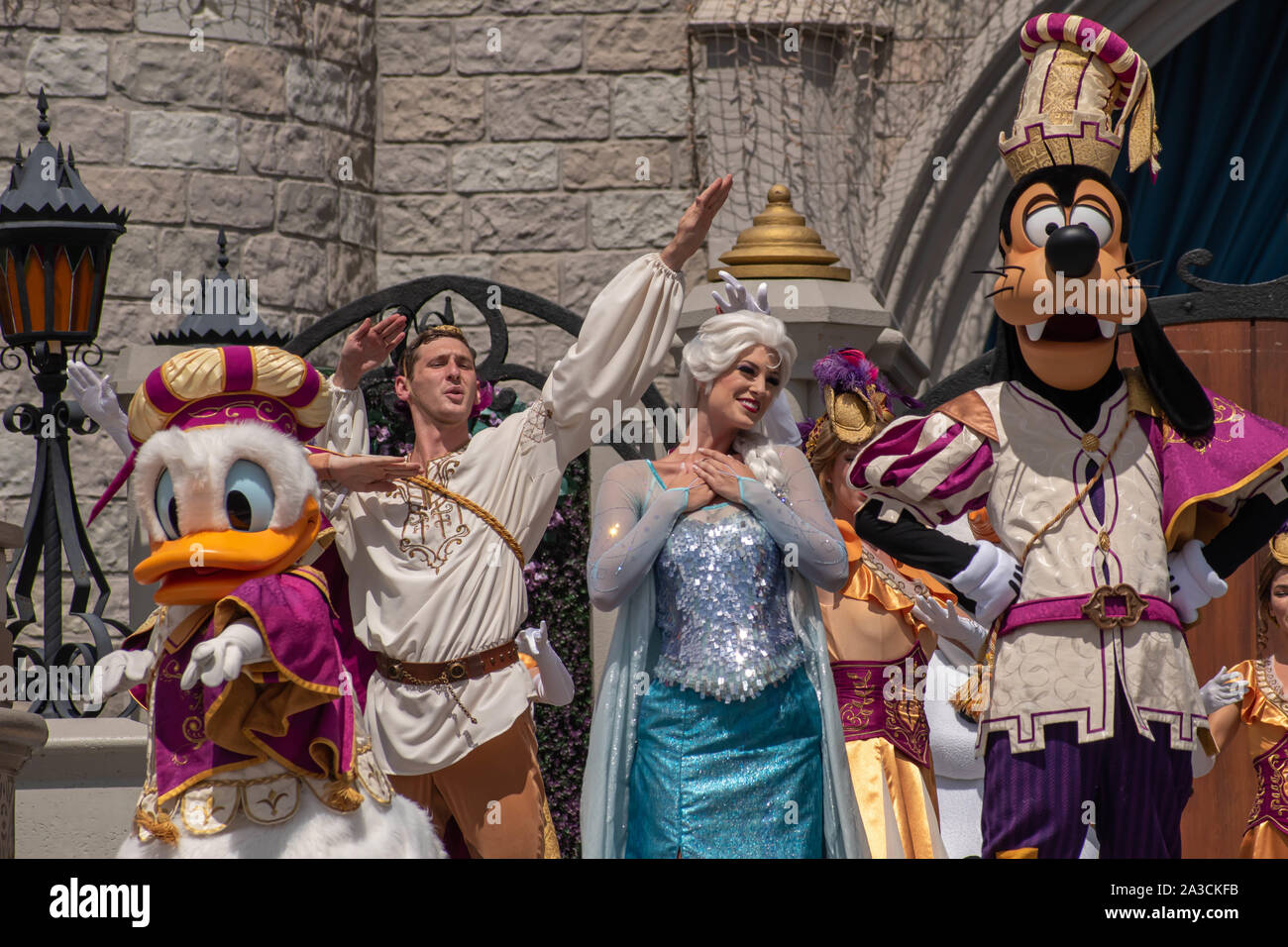 Orlando, Florida. September 25, 2019. Mickeys Royal Friendship Faire ...