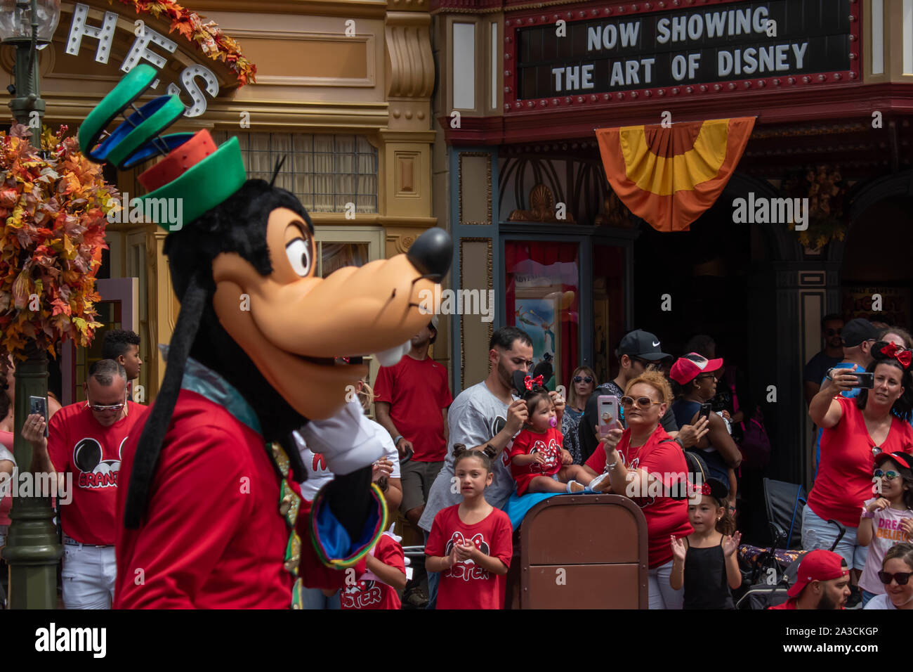 Orlando, Florida. September 25, 2019. Goofy in Disney Festival of ...