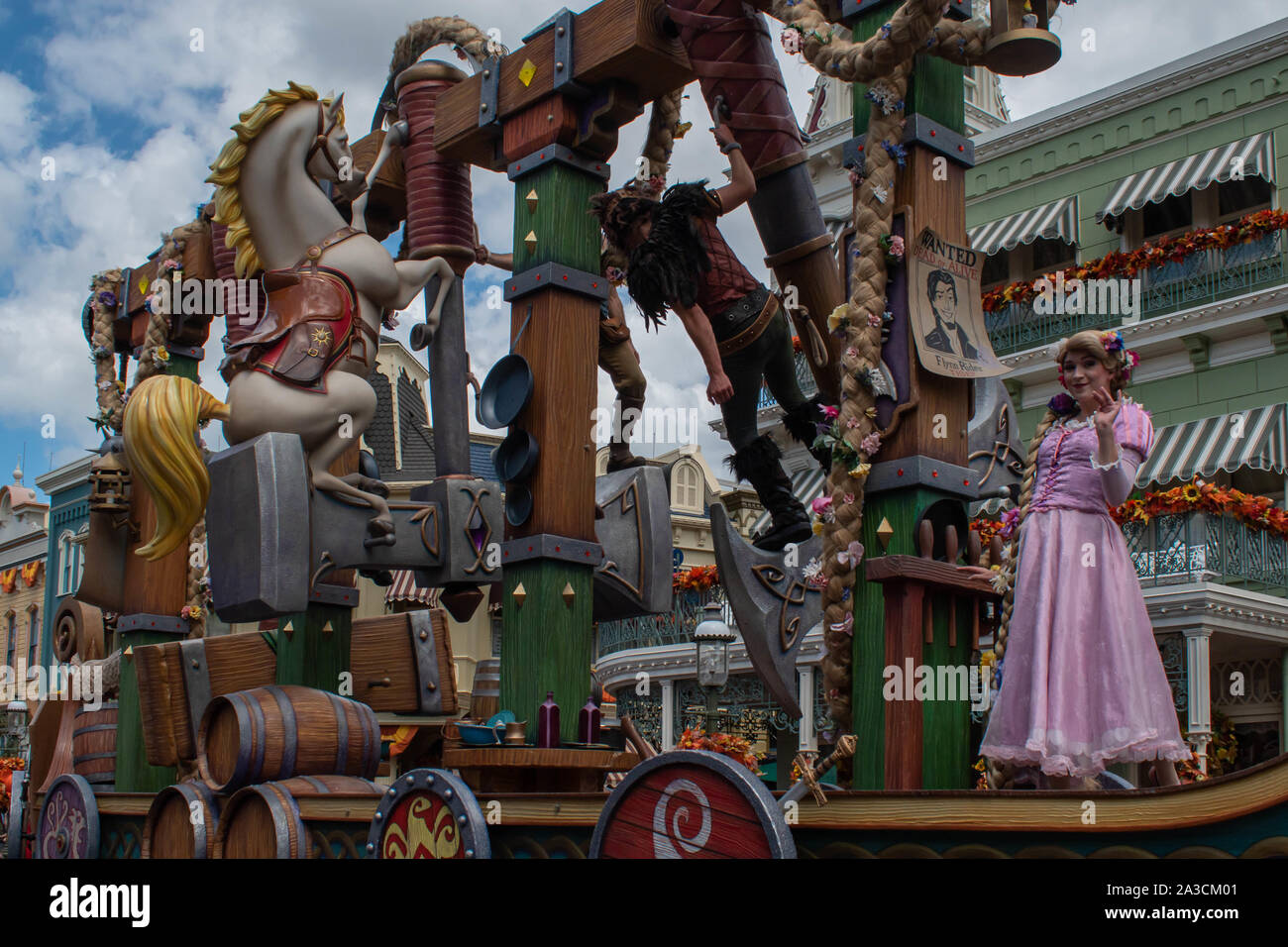 Orlando, Florida. September 25, 2019. Rapunzel in Disney Festival of ...