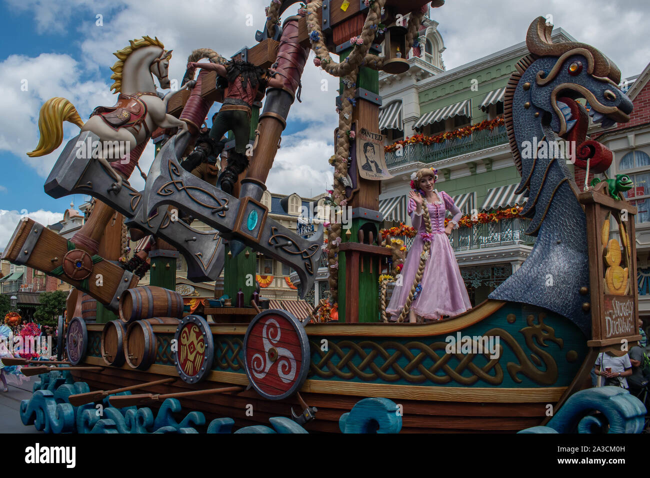 Orlando, Florida. September 25, 2019. Rapunzel in Disney Festival of ...