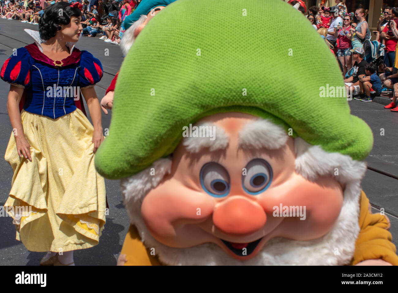 Orlando, Florida. September 25, 2019. Snow White and the Seven Dwarfs ...
