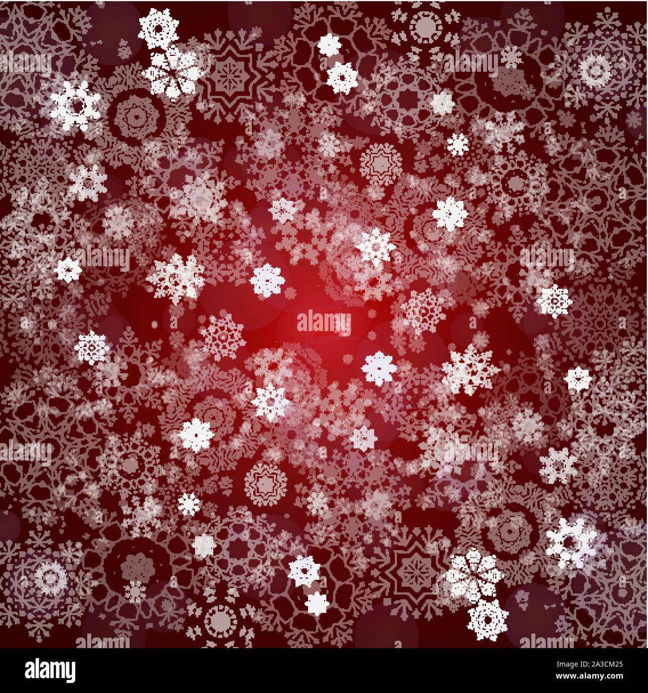 Falling snow element for greeting cards, posters. Merry Christmas ...