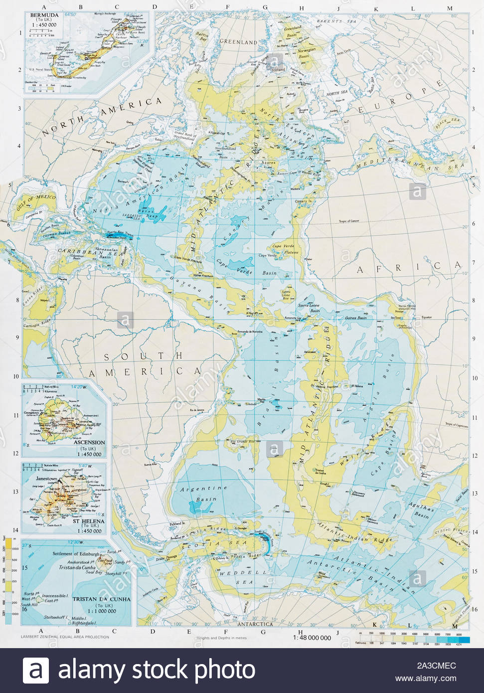Zenithal Equal Area Projection High Resolution Stock Photography and ...