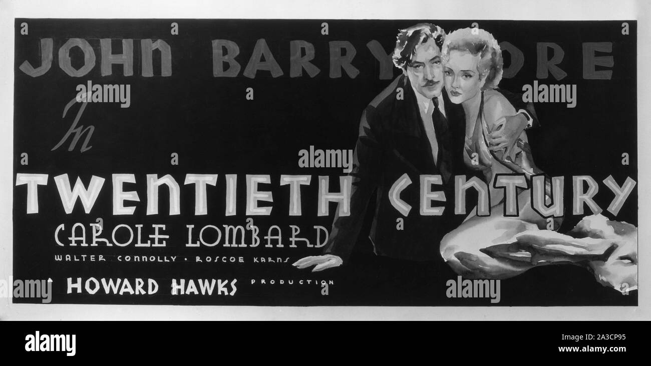 JOHN BARRYMORE as Oscar Jaffe CAROLE LOMBARD as Lily Garland in ...