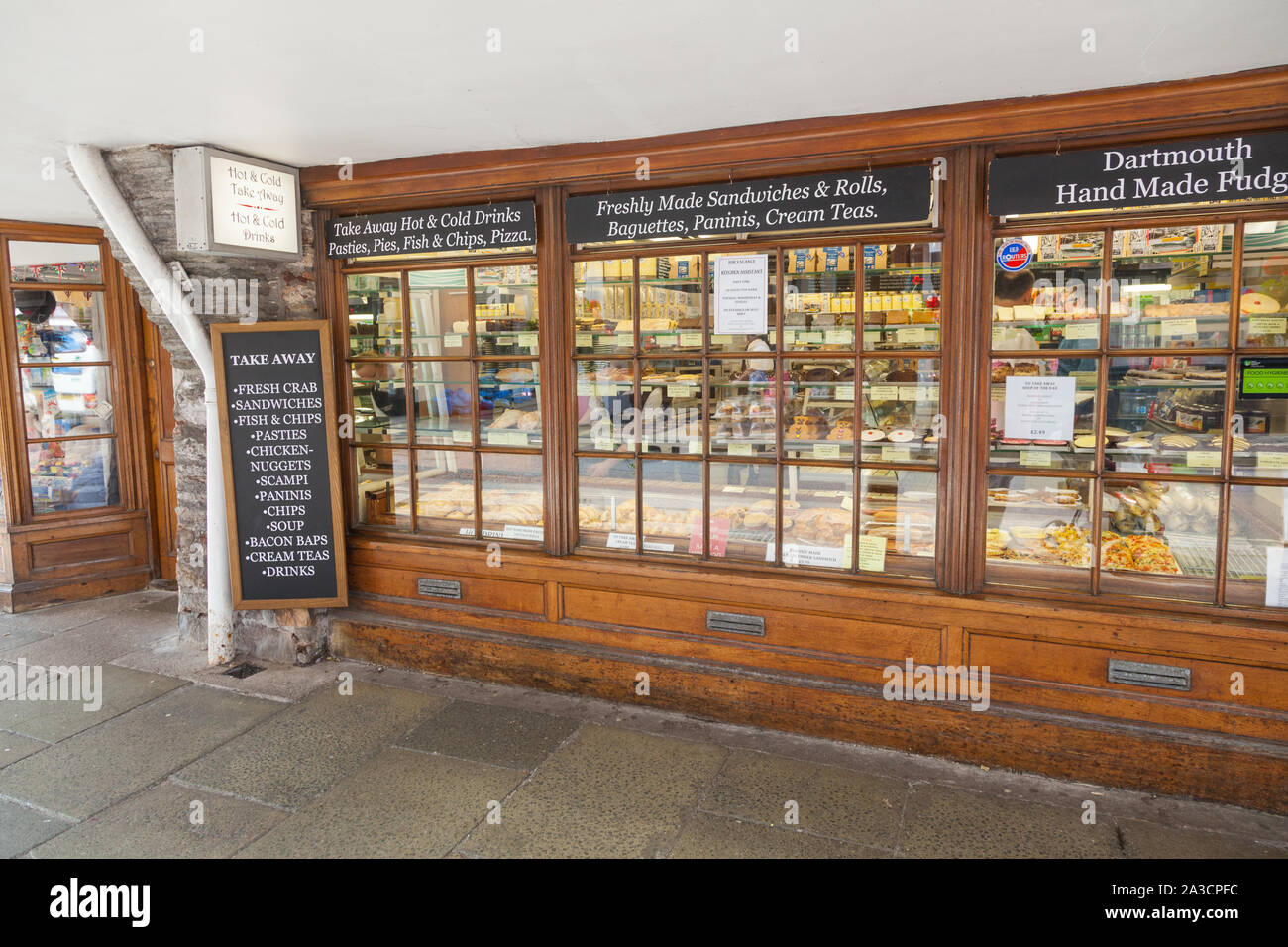 Sloping Deck Restaurant and Tea Rooms, Dartmouth, Devon, England ...