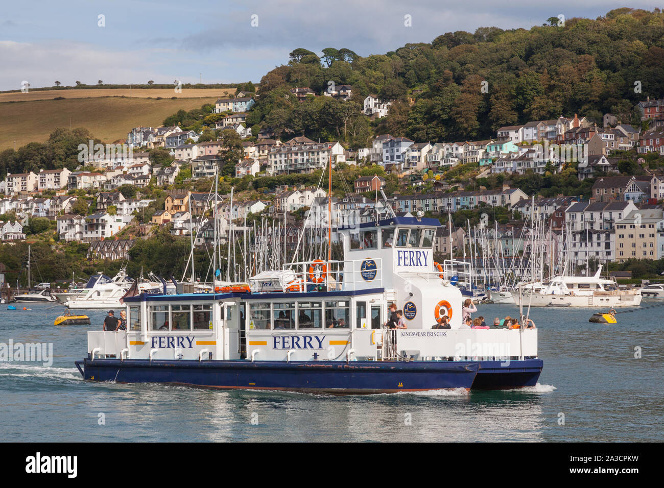 Kingswear princess, Passenger ferry, Dartmouth, Devon, England, United ...