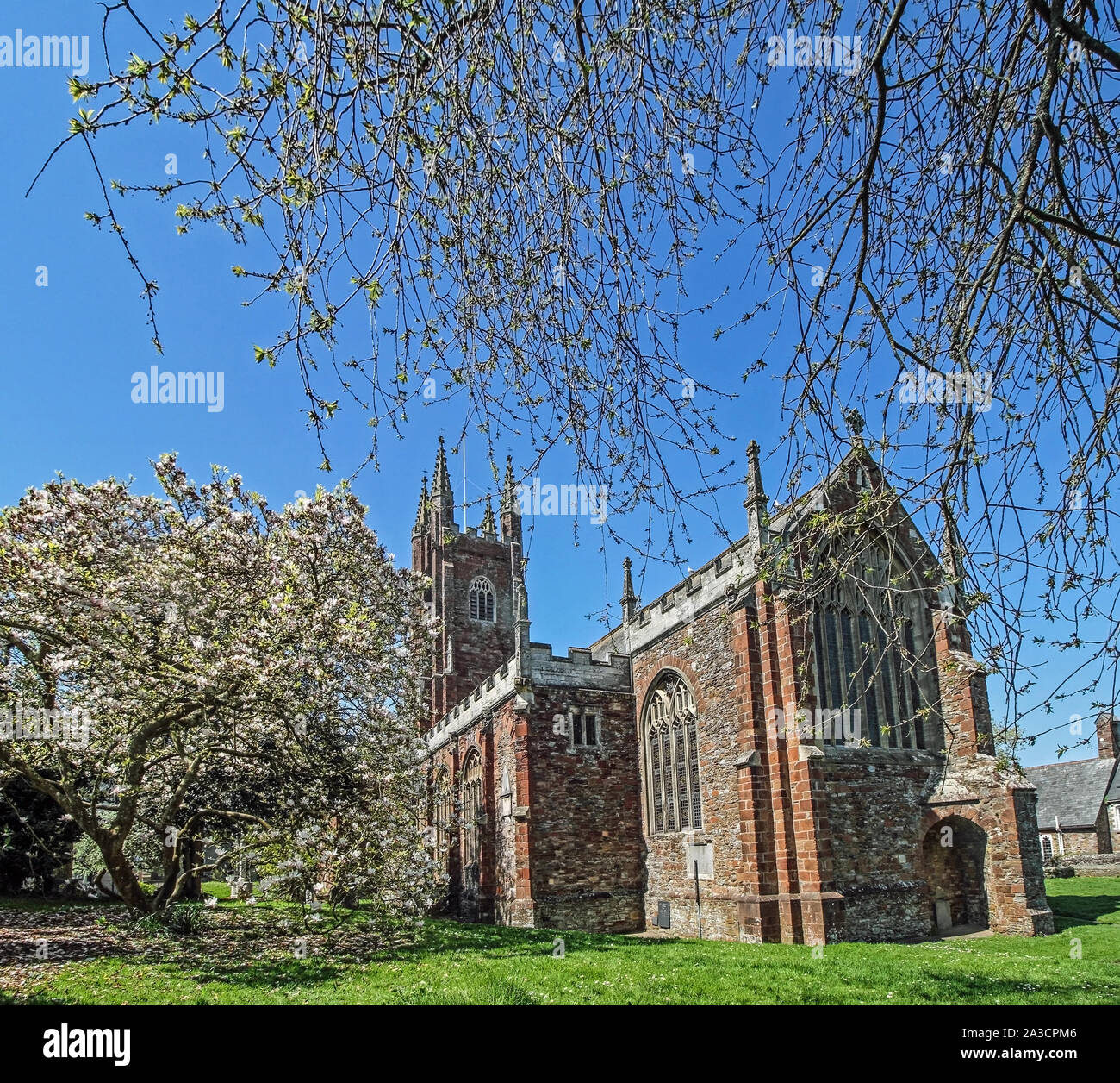 The Parish Church of Saint Mary off the High Street at the historic ...