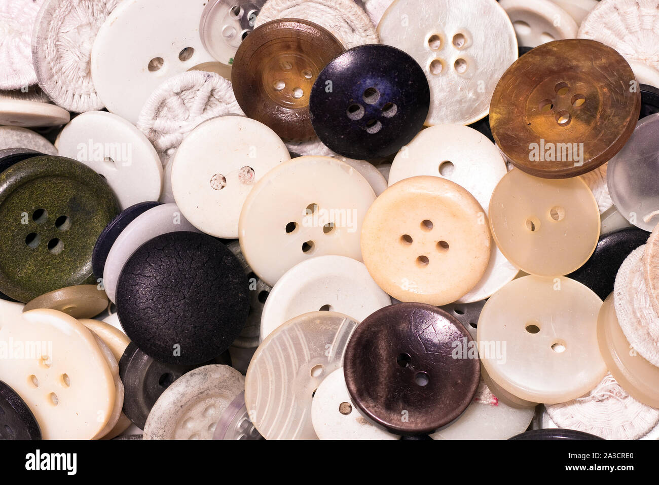 Vintage clothing buttons hi-res stock photography and images - Alamy