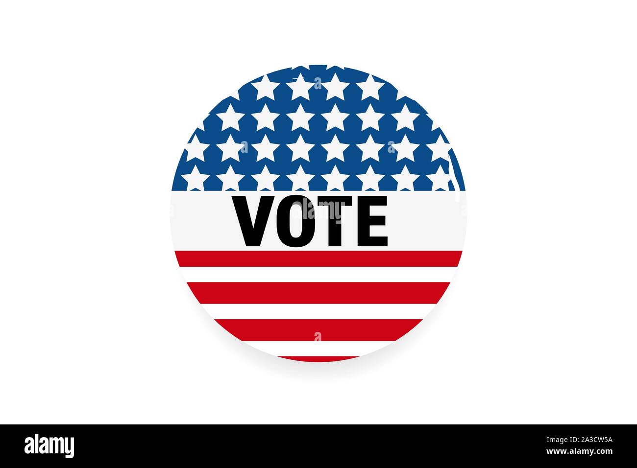 2020 Vote in USA american president banner card Stock Vector Image ...