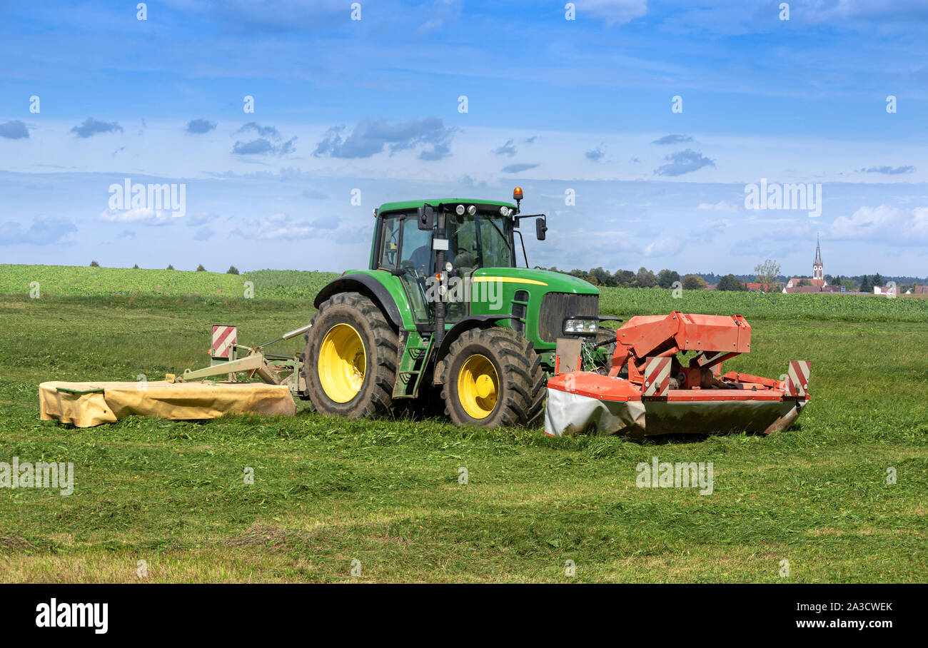 Mowing The Field High Resolution Stock Photography and Images - Alamy