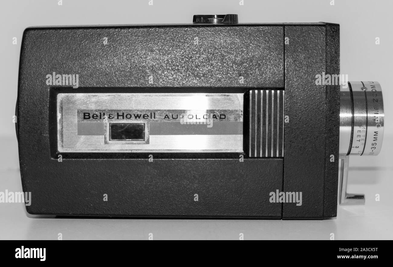 Bell howell movie camera hi-res stock photography and images - Alamy