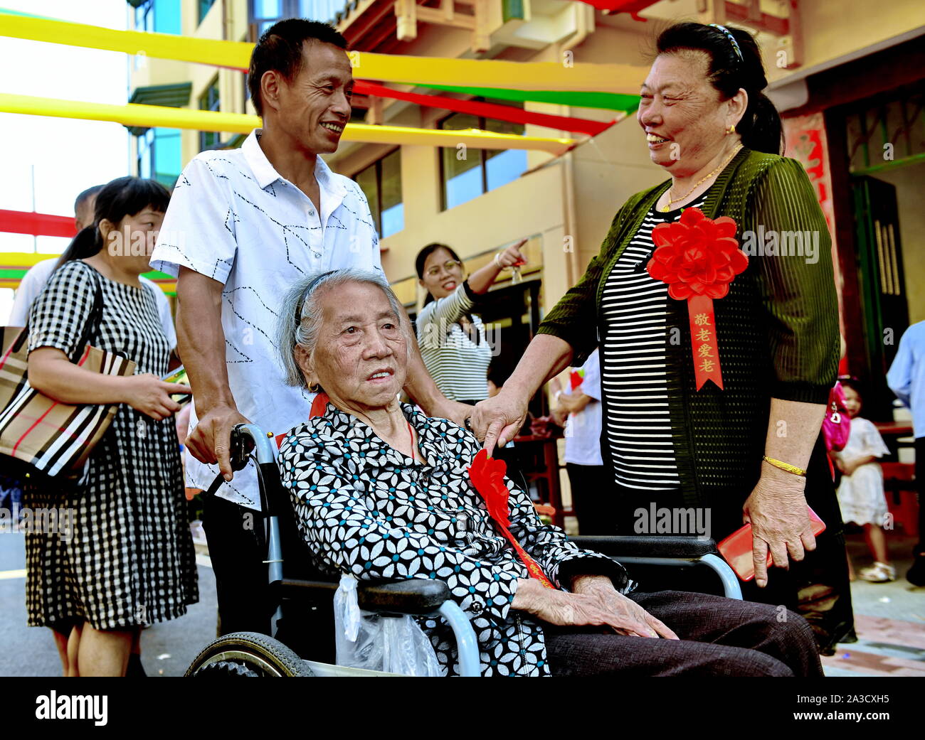 Respect for the elderly series hi-res stock photography and images - Alamy