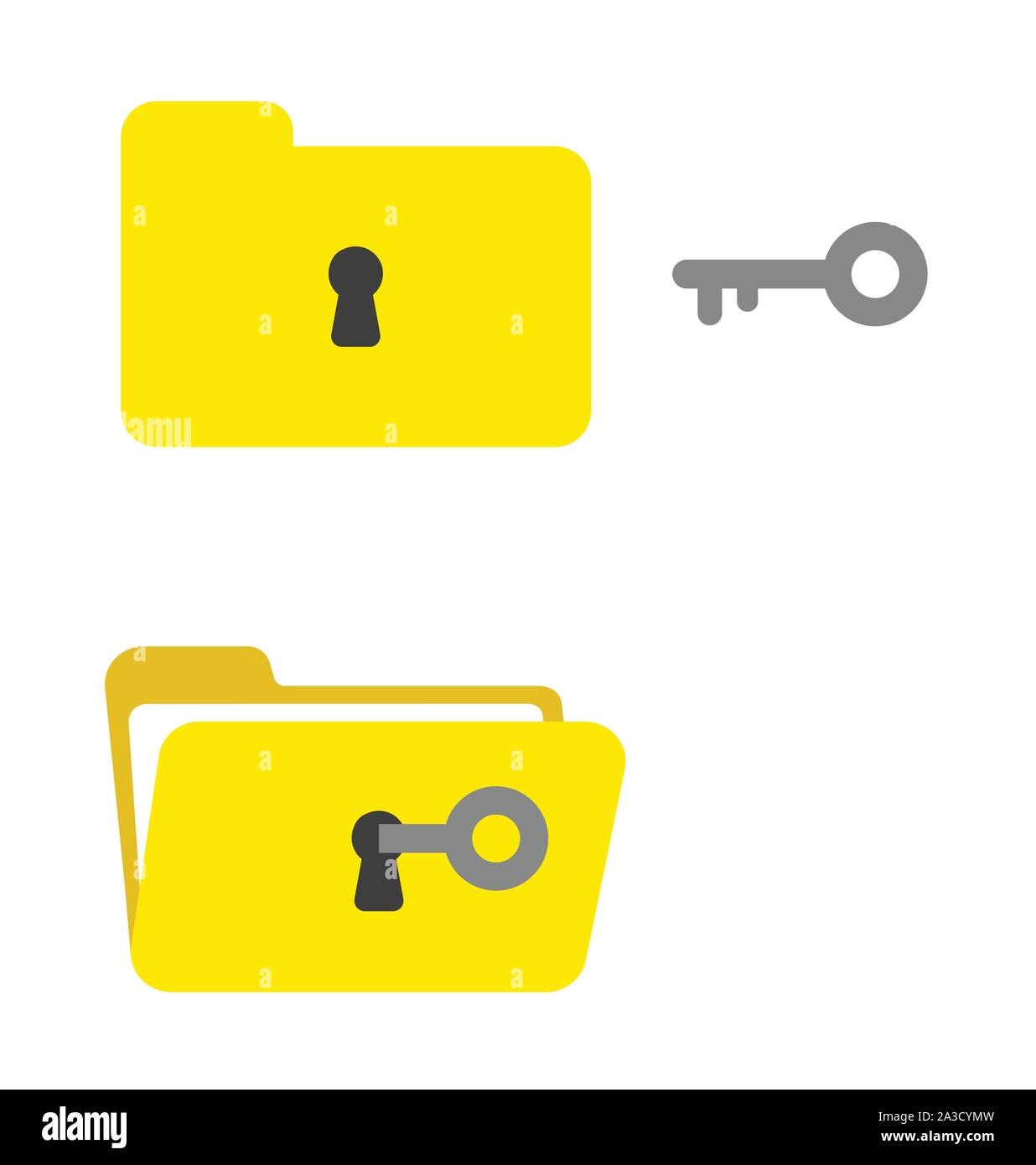 File_folders Stock Vector Images - Alamy