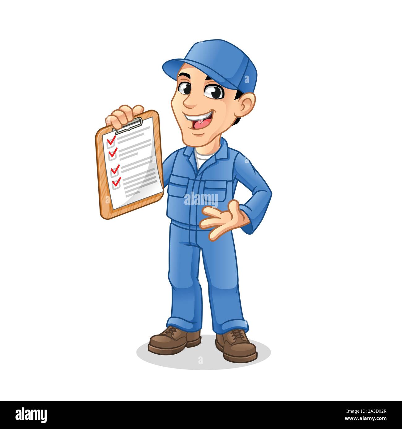 Office Maintenance Cartoon We Love Our Work Web Banner. Workers Team