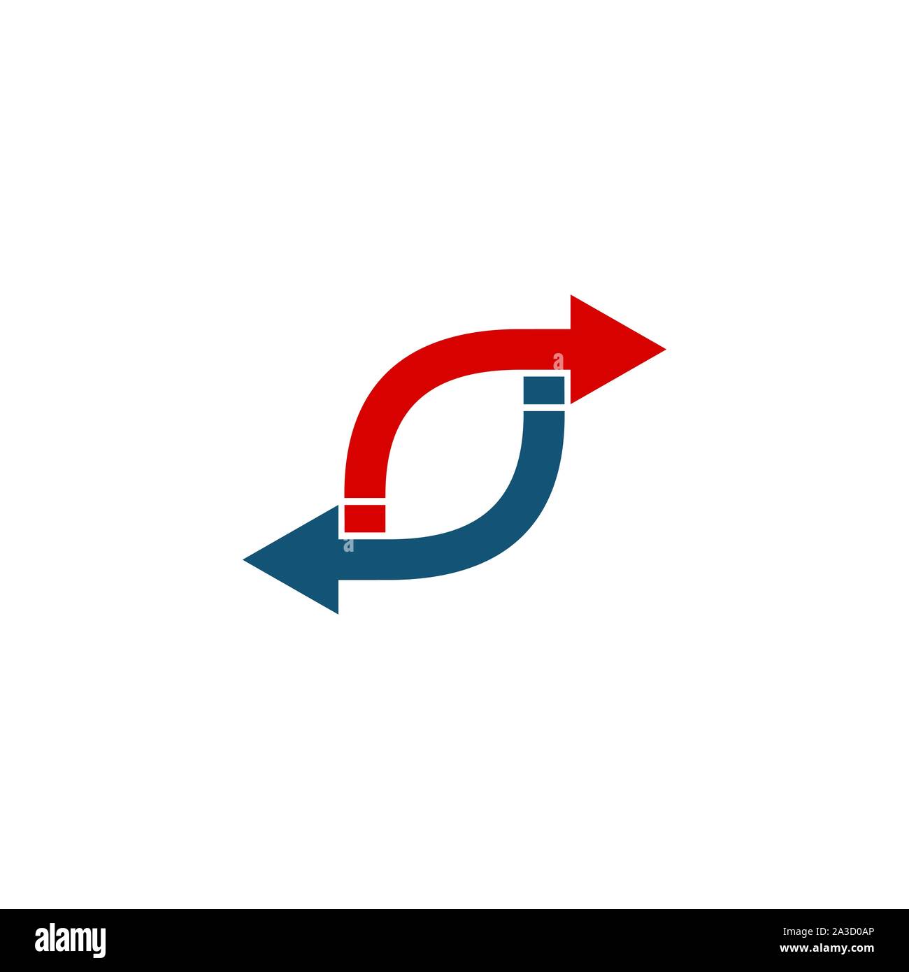 Rotating, circular, cyclic arrows. Spin, twist, rotation, change, sync, synchronization, reverse ...