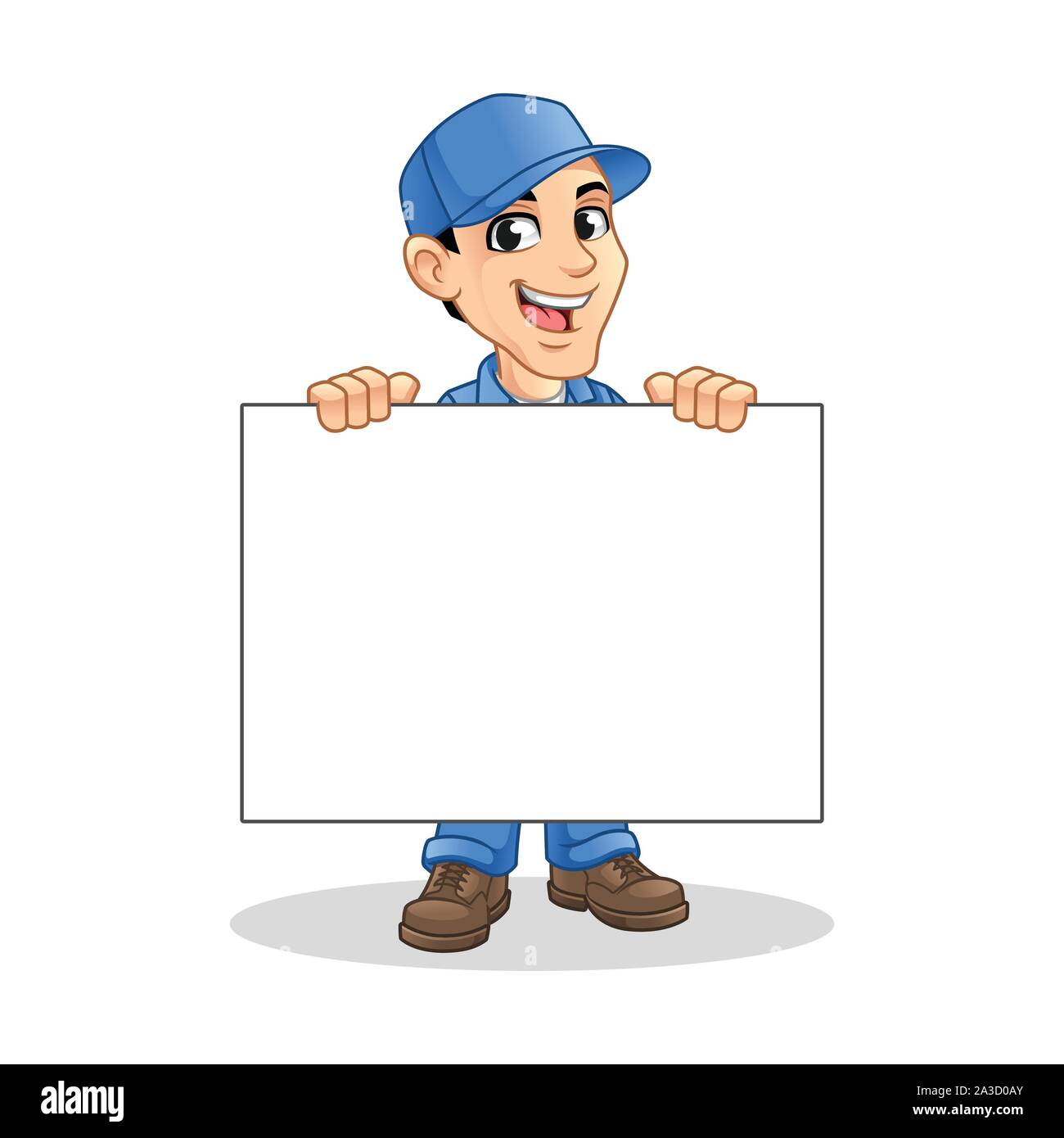 Maintenance Man Cartoon