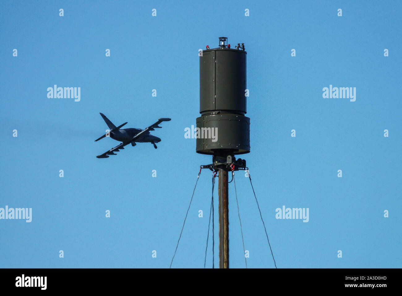 Receiver, Passive radar Vera S/M Czech Army, Aero L-159 Alca flying ...