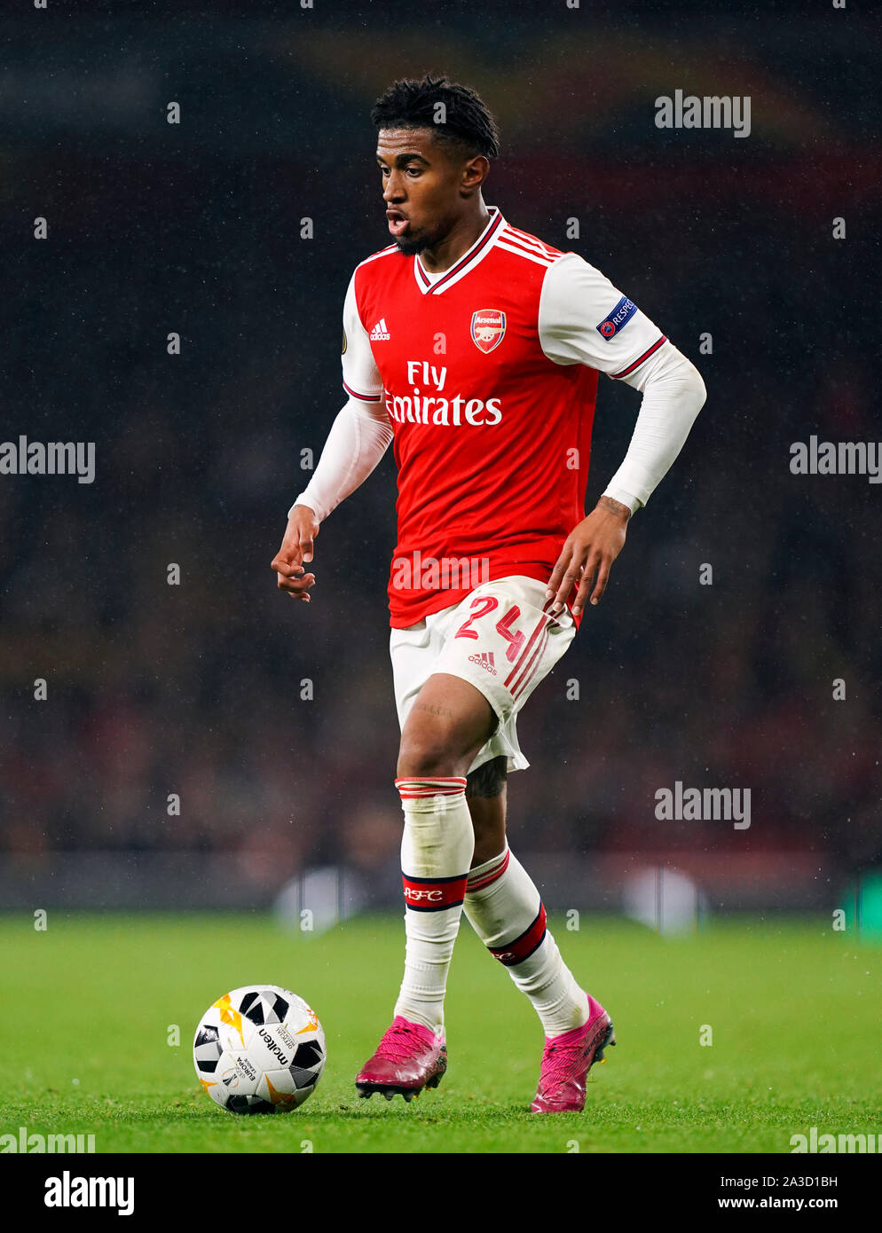 Arsenal's Reiss Nelson in action Stock Photo - Alamy