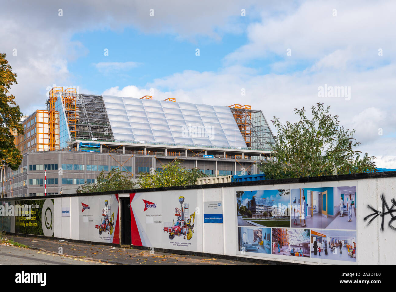Construction of the Midland Metropolitan Hospital in Cape Hill ...