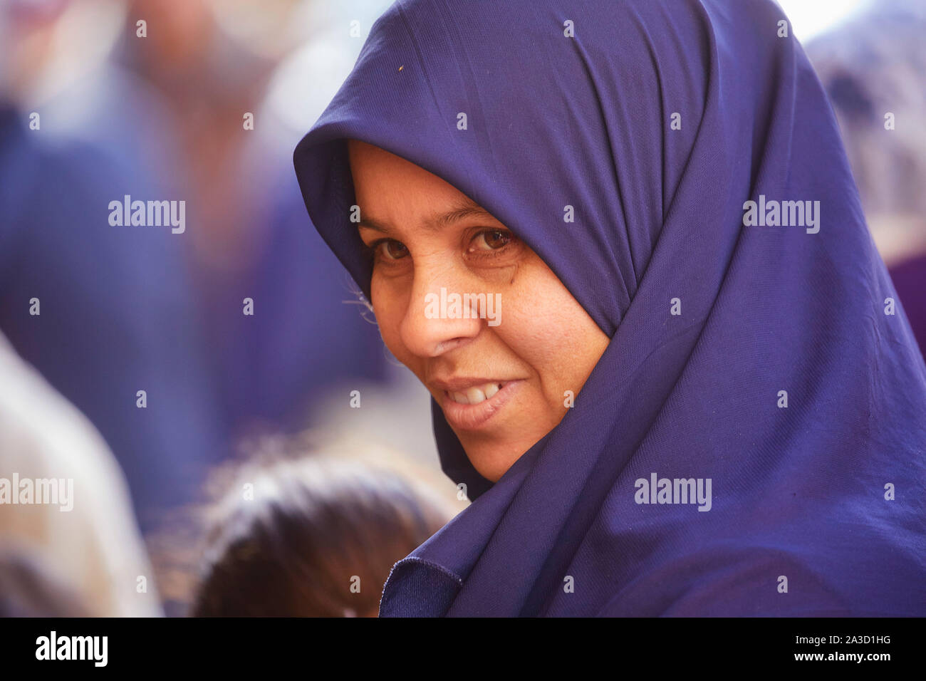 Maroc Fez woman on the street 9-12-2017 photo Jaco Klamer Stock Photo ...