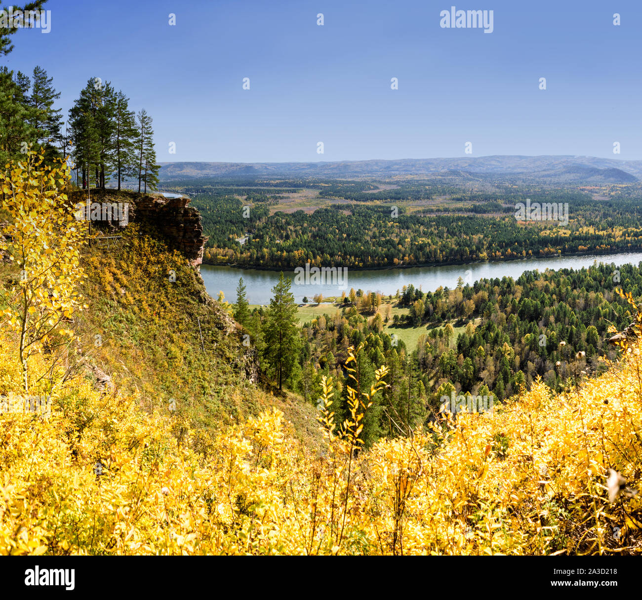 Irkutsk region, Russia, Shamanka - September 22, 2019: People are ...