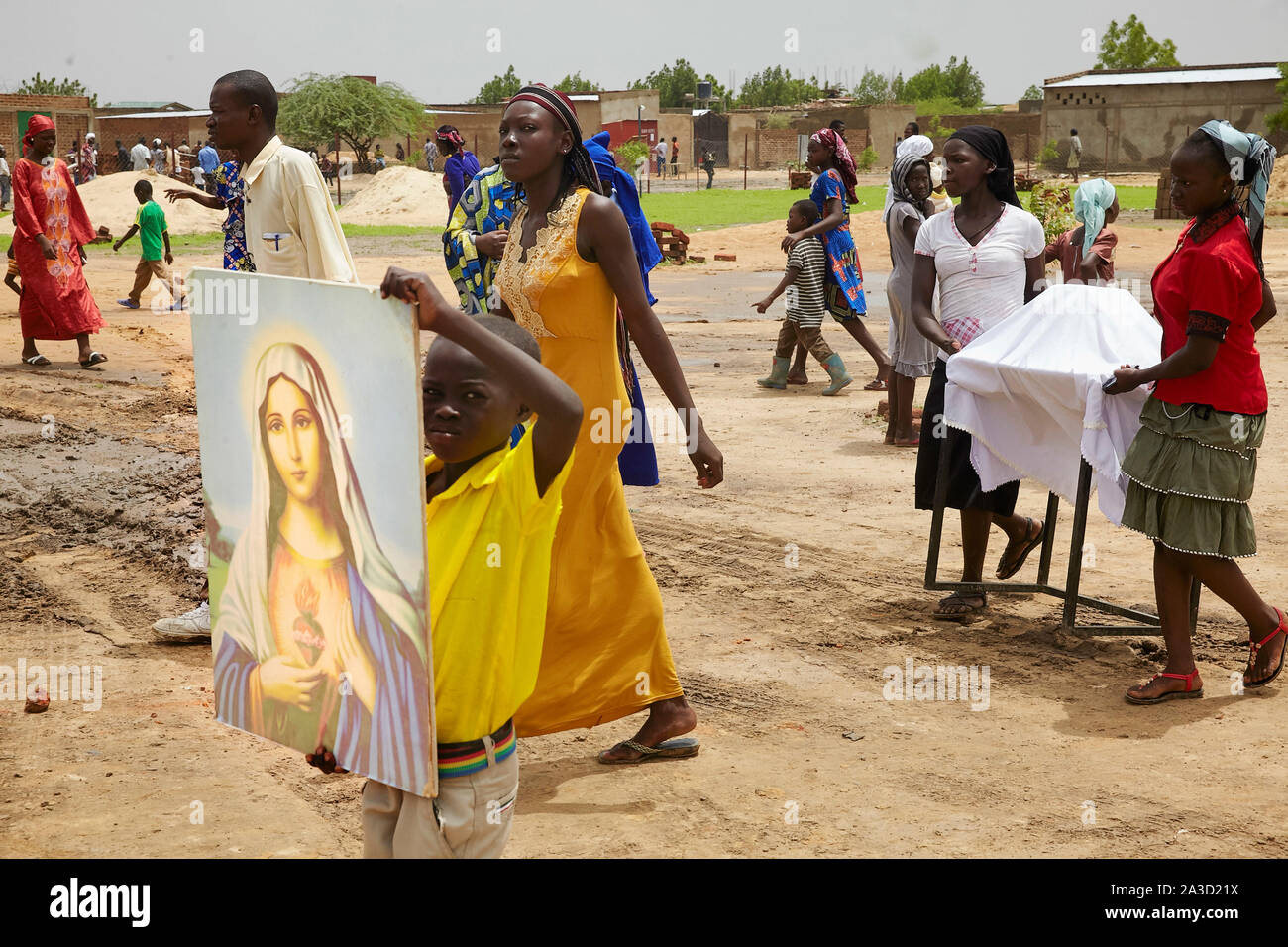 Tsjaad Chad N Djamena Church Francis van Assisi Roman Catholic Church ...