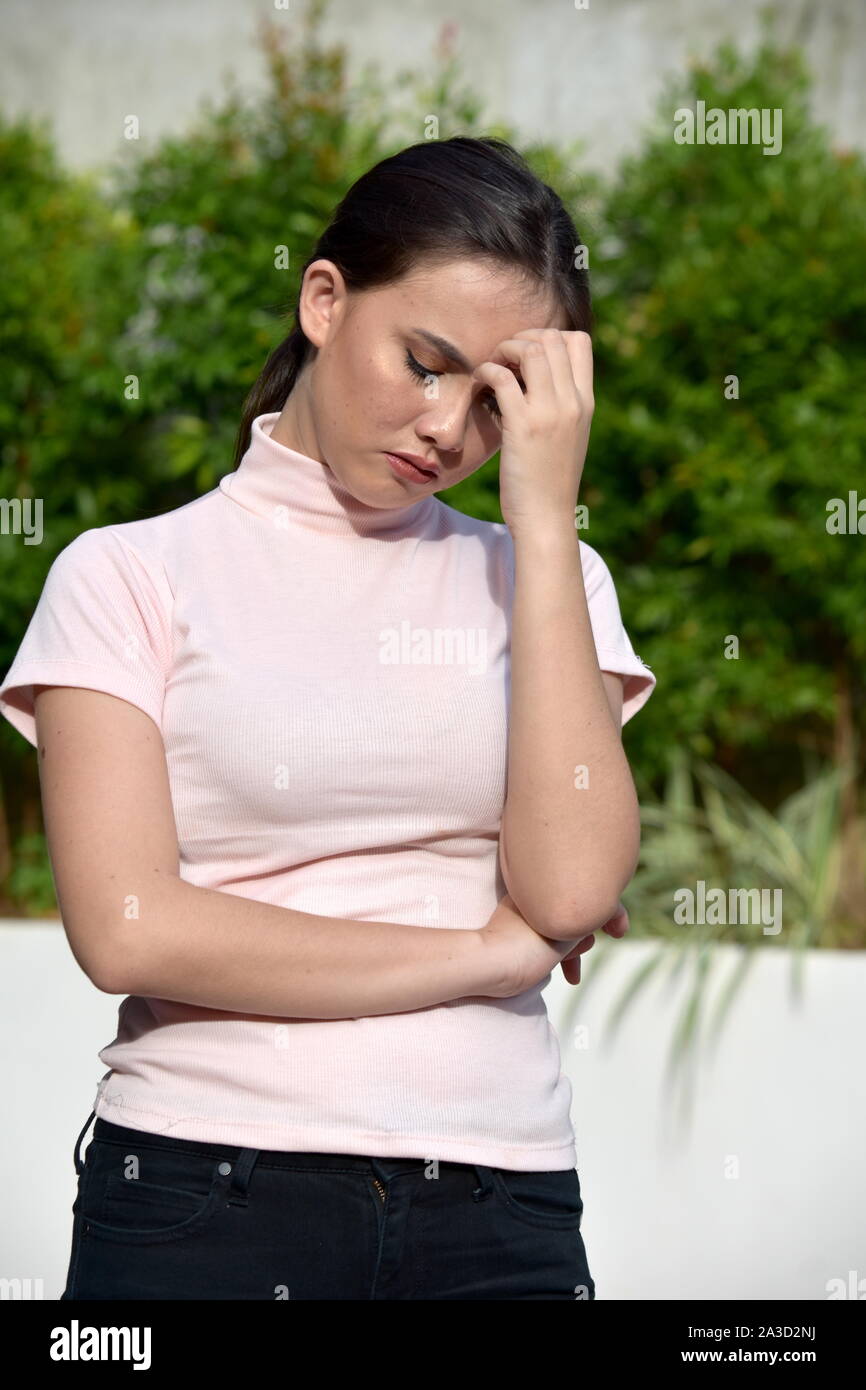 Lady sad hi-res stock photography and images - Alamy