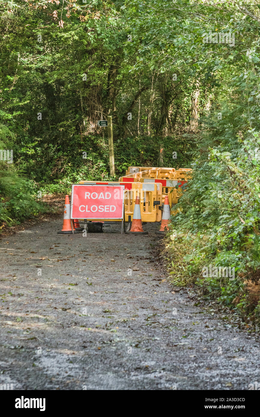 Country Road Signs Cornwall High Resolution Stock Photography and ...