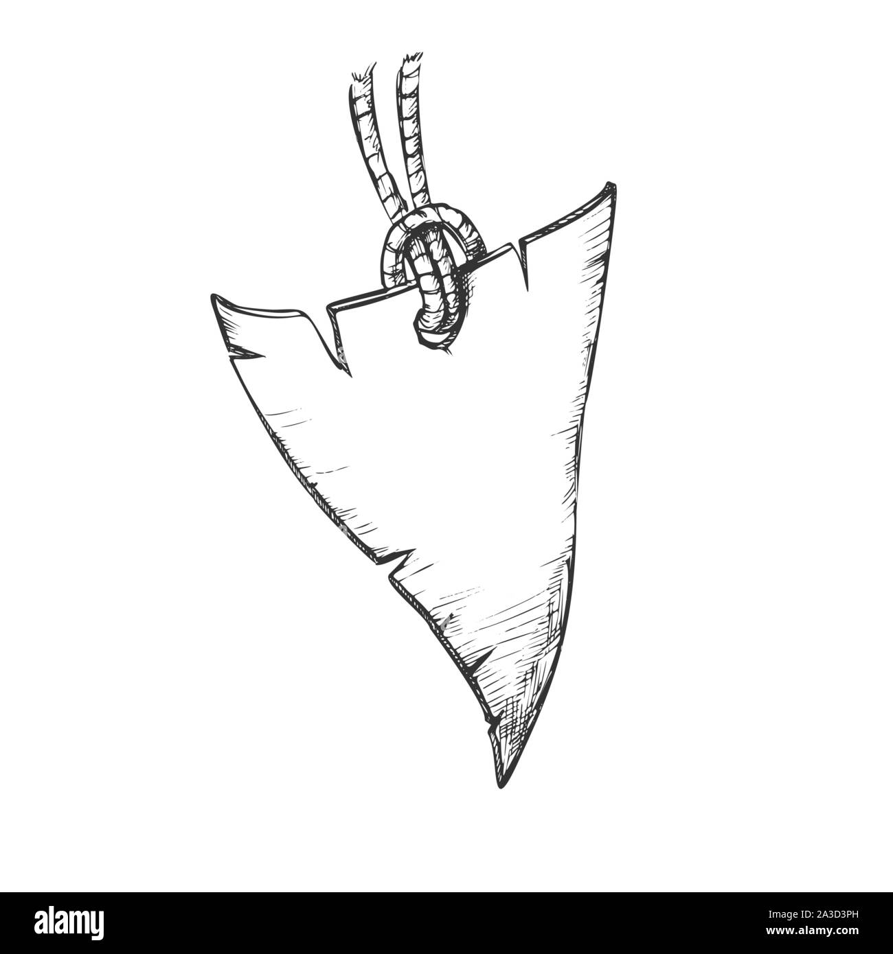 Label Paper Material In Triangle Shape Ink Vector Stock Vector Image ...