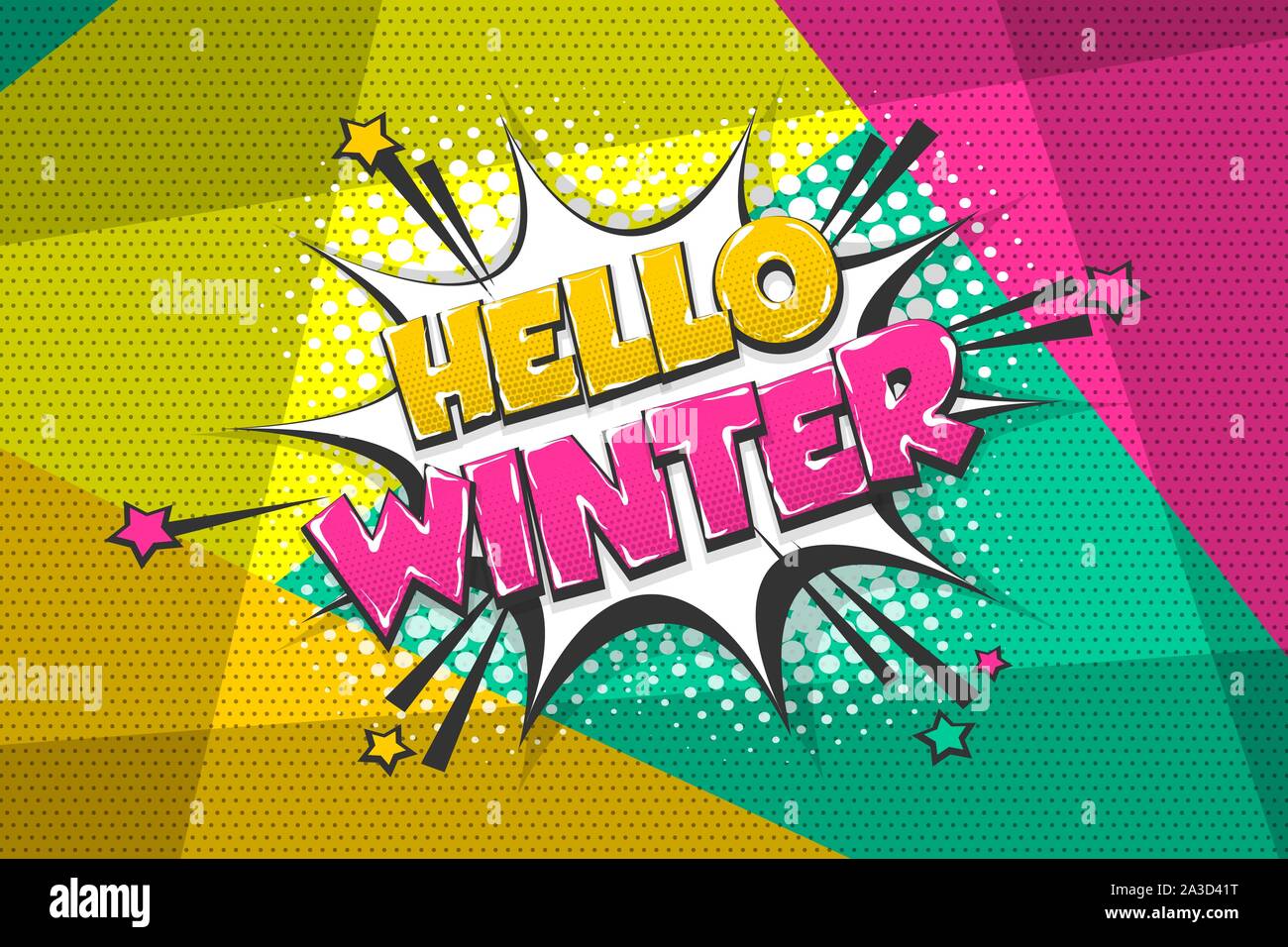 Pop art cartoon speech Stock Vector Images - Alamy