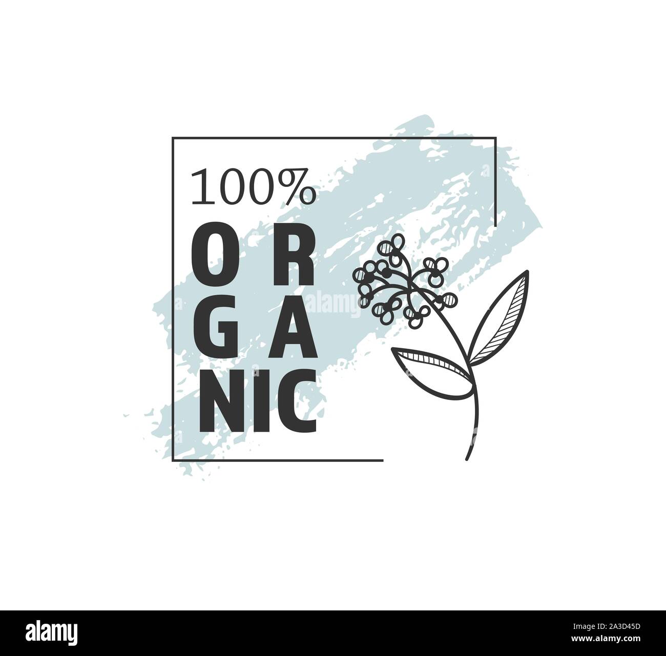 Botanical logo outline drawing vecctor in set Stock Vector Image & Art ...