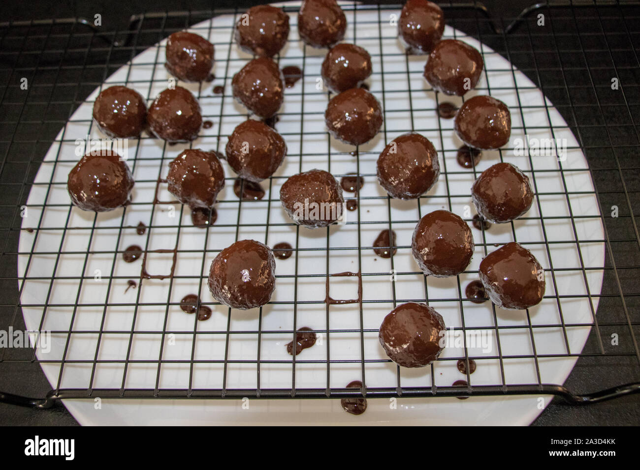 Closeup chocolate cereal balls hi-res stock photography and images - Alamy
