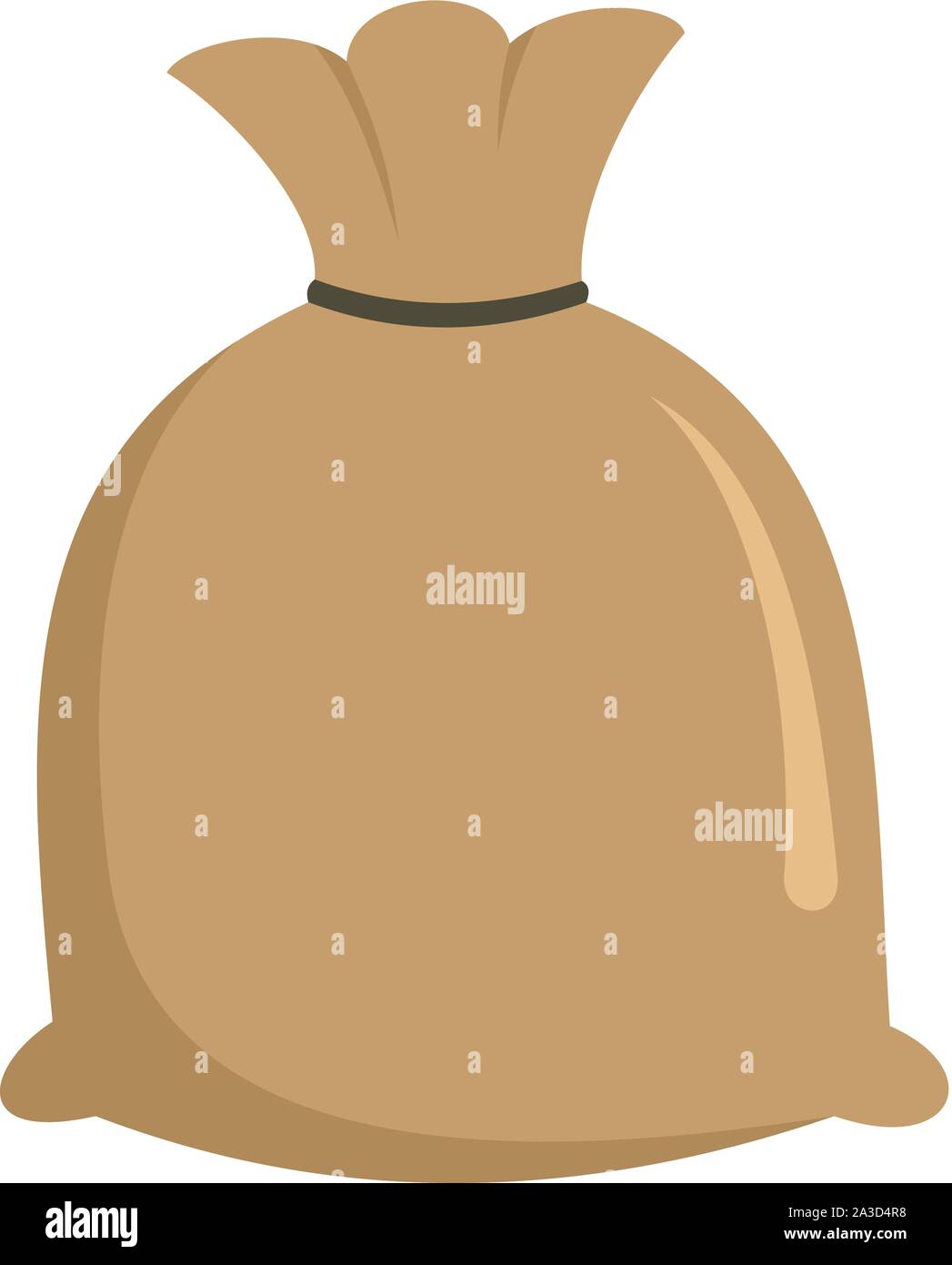 Sack rice icon. Flat illustration of sack rice vector icon for web ...