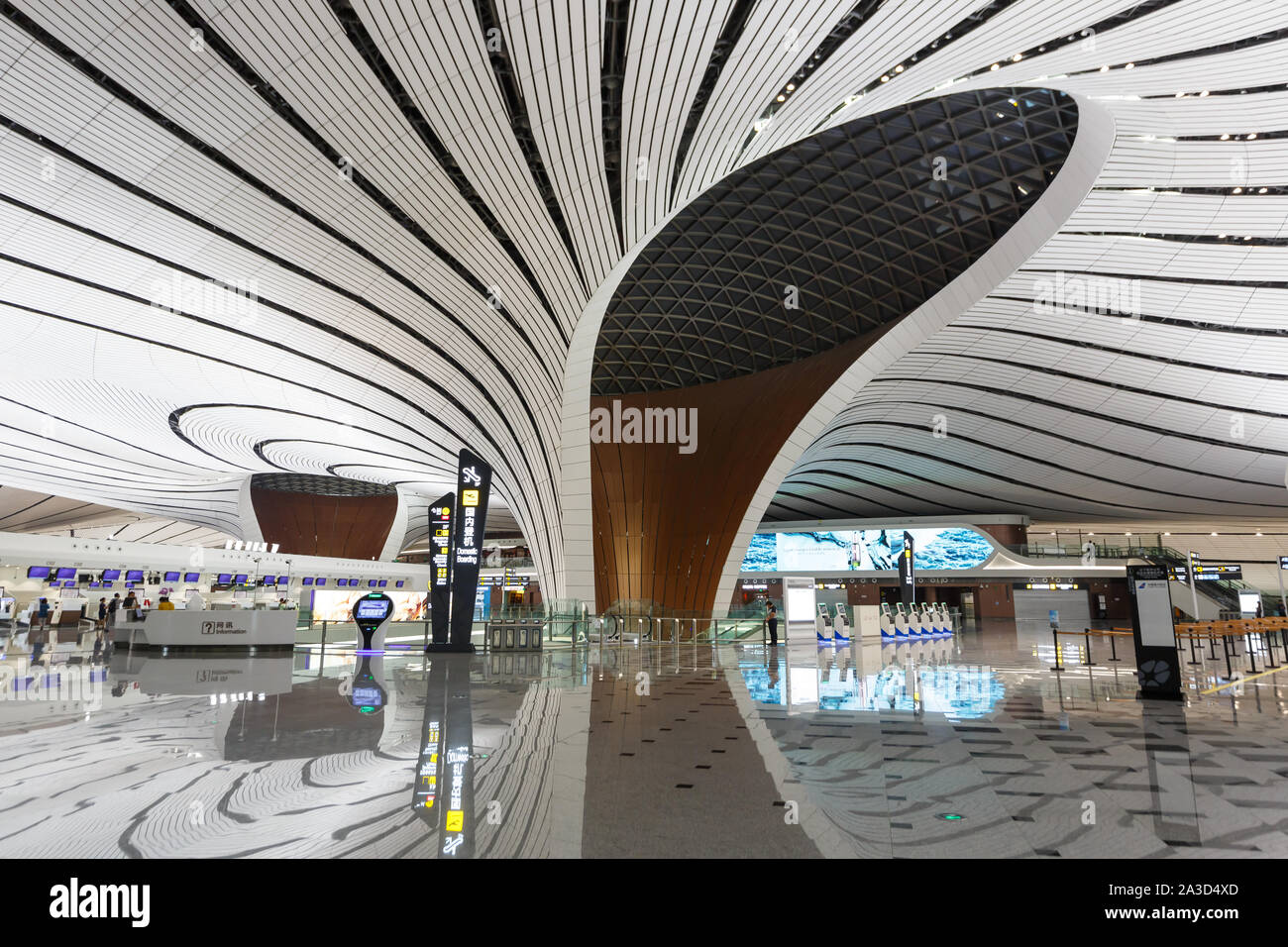 Beijing, China – September 30, 2019: Beijing Daxing New International ...