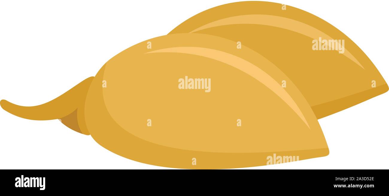 Rice raw seed icon. Flat illustration of rice raw seed vector icon for ...